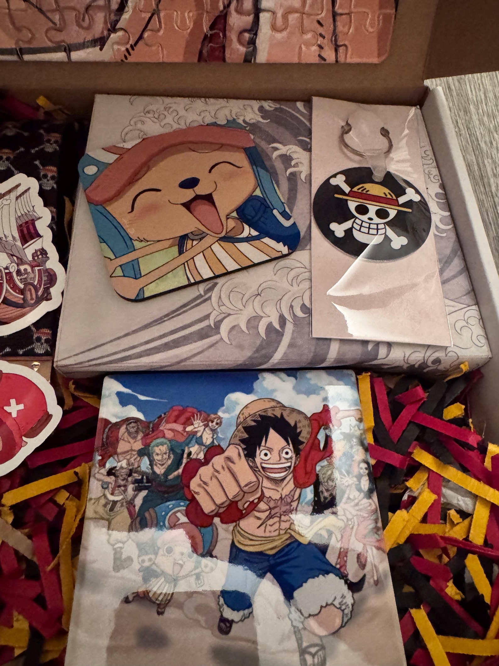 One Piece Anime Gift Box Set | Tumbler, Puzzle, Keychain, Magnet ...