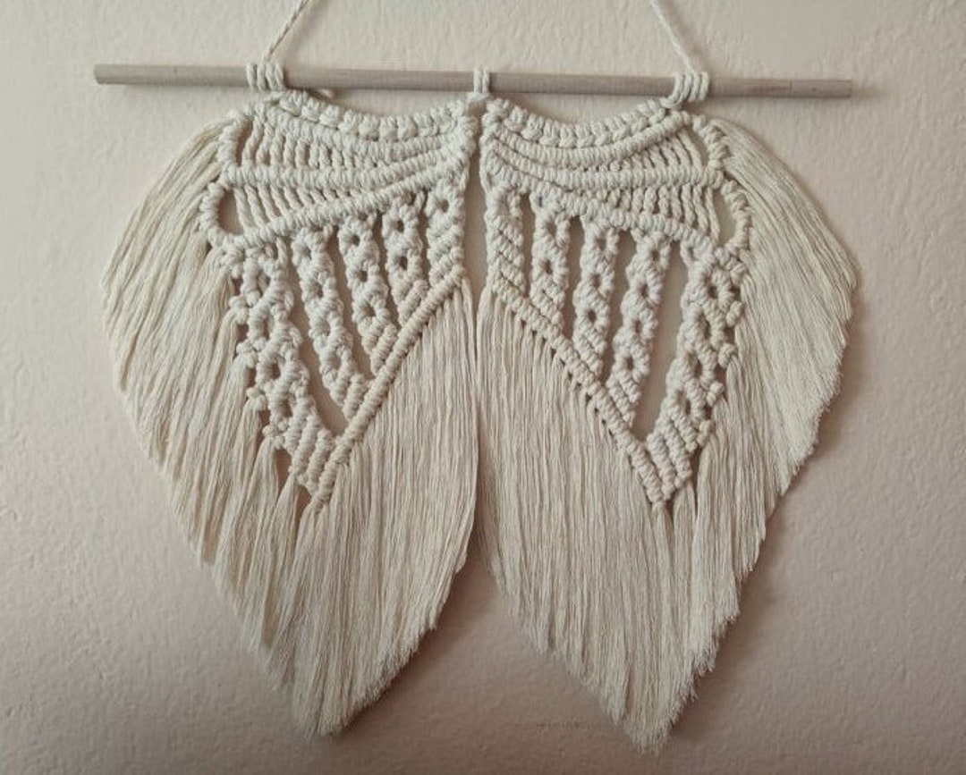 Macrame Angel Wings - Etsy