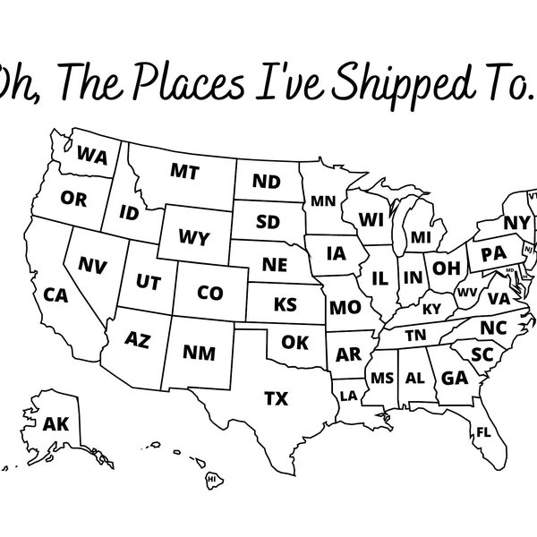 Small Business Map Tracker - Etsy