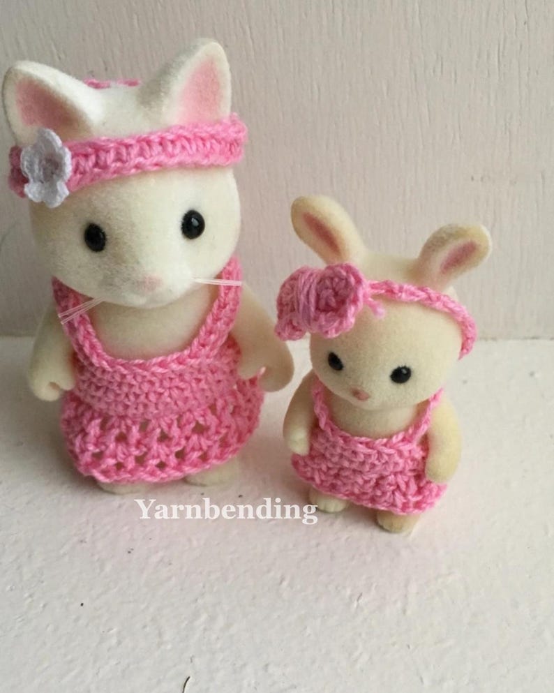 Sundress Crochet Pattern for Calico Critter / Sylvanian Family Type ...