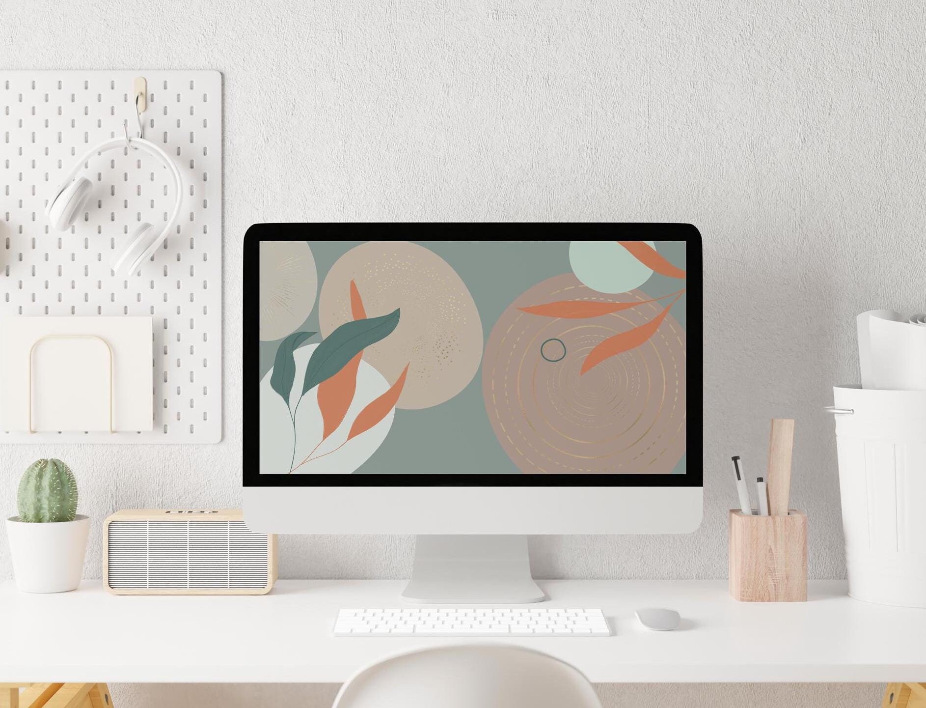 Desktop Wallpaper | Nature | Metallic | Desktop Background | Digital ...