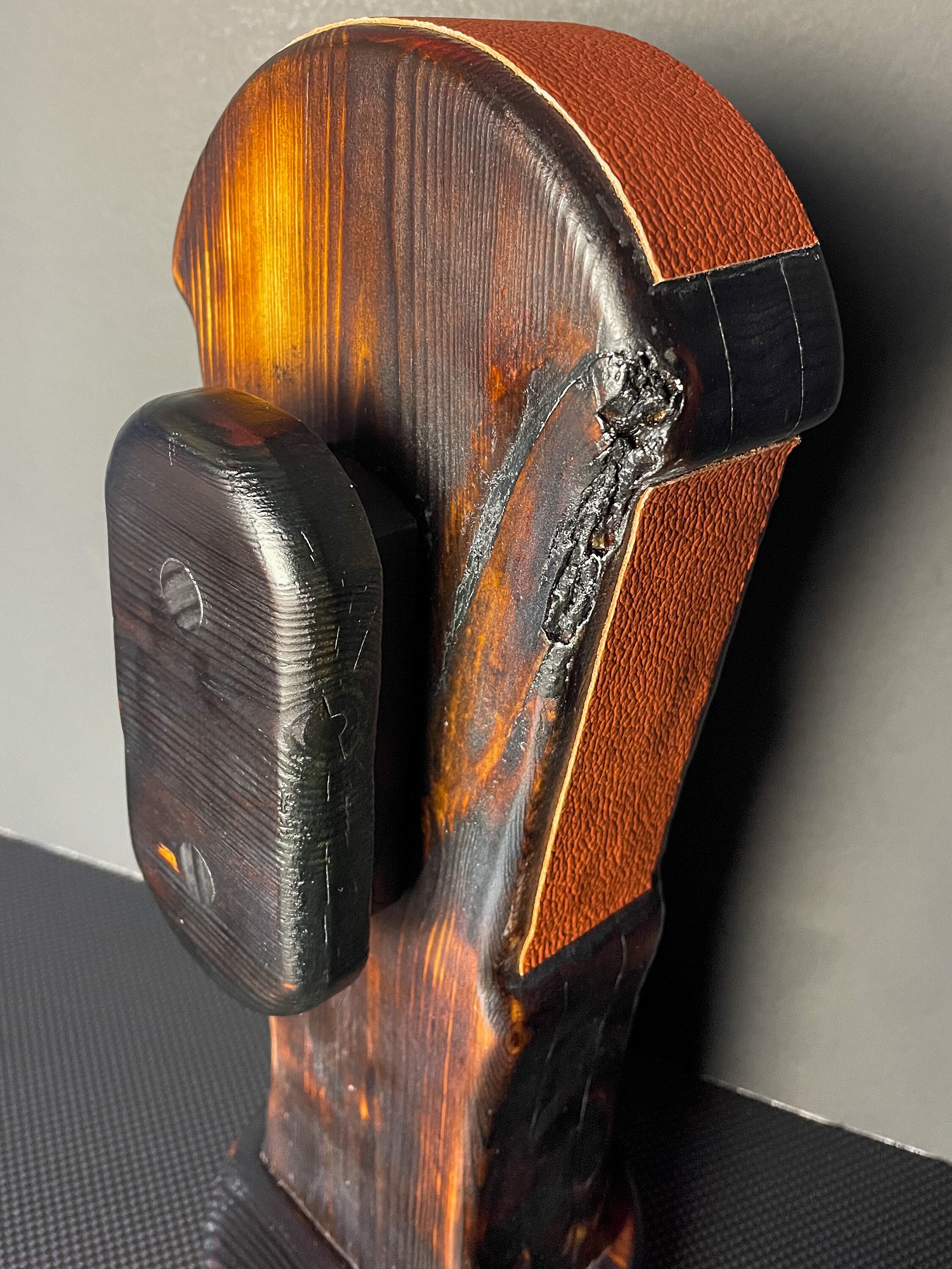 Headphone Stand, Wood Headphones Holder for Men - Etsy