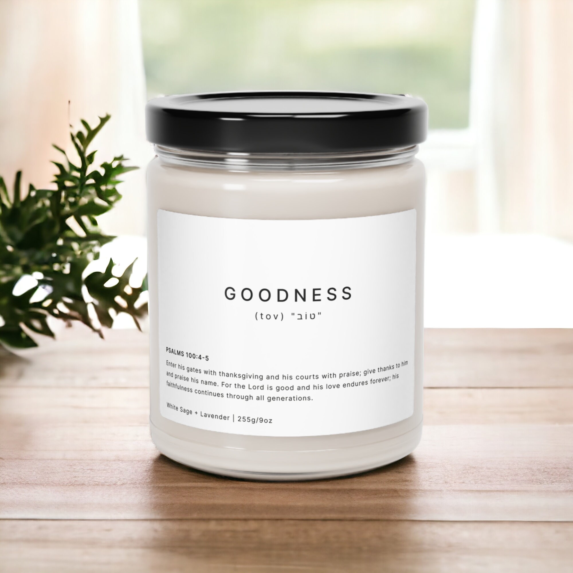 Fruit of the Spirit Christian Gift Scented Soy Candle, Love Peace ...