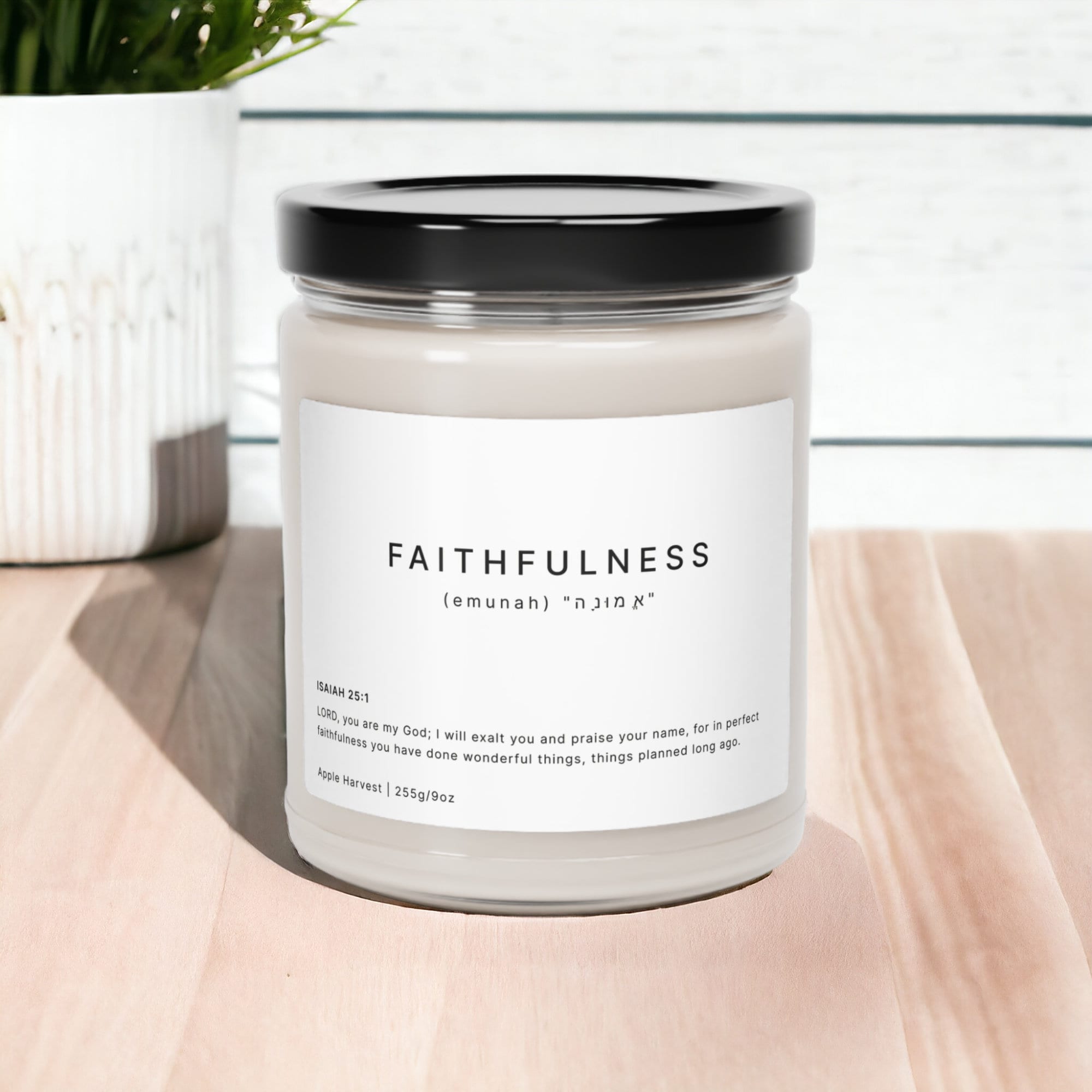 Fruit of the Spirit Christian Gift Scented Soy Candle, Love Peace ...