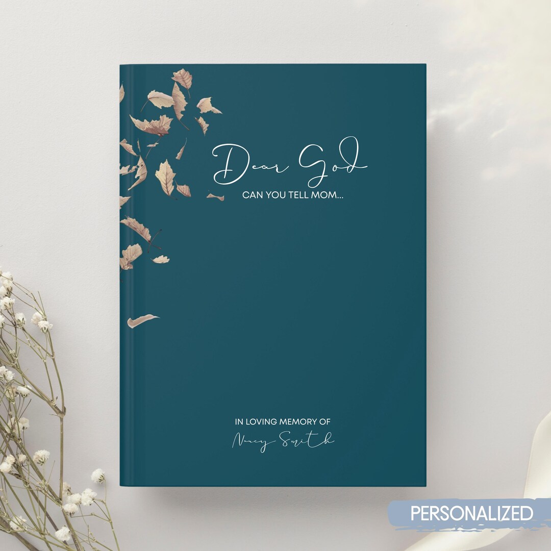 Custom Grief Journal, Loss of Mom Notebook, Bereavement Memory Book ...
