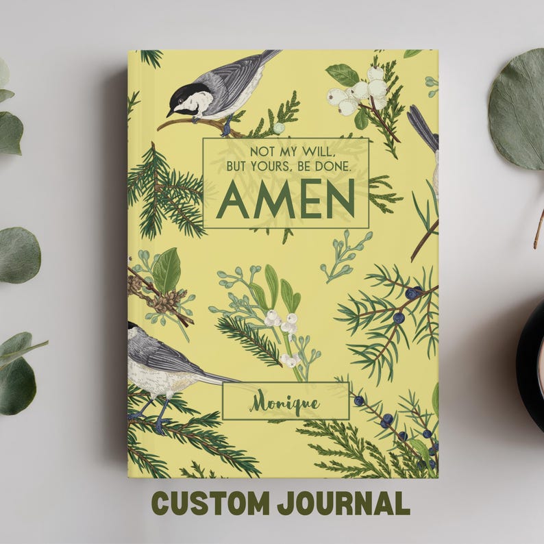Personalized Devotional Notebook, Custom Prayer Journal, Bible Study ...