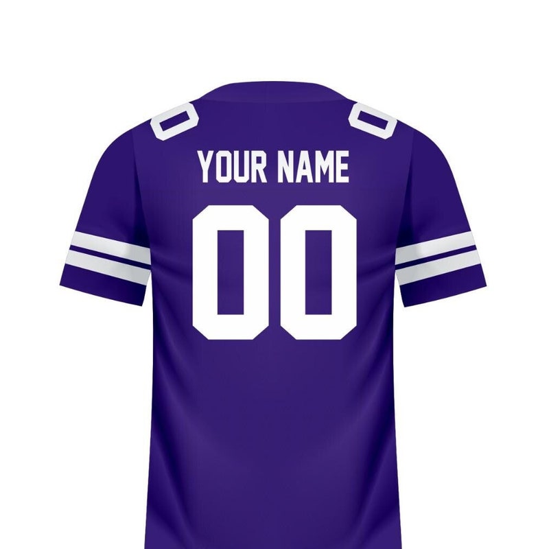 Purple Gray Jersey - Etsy