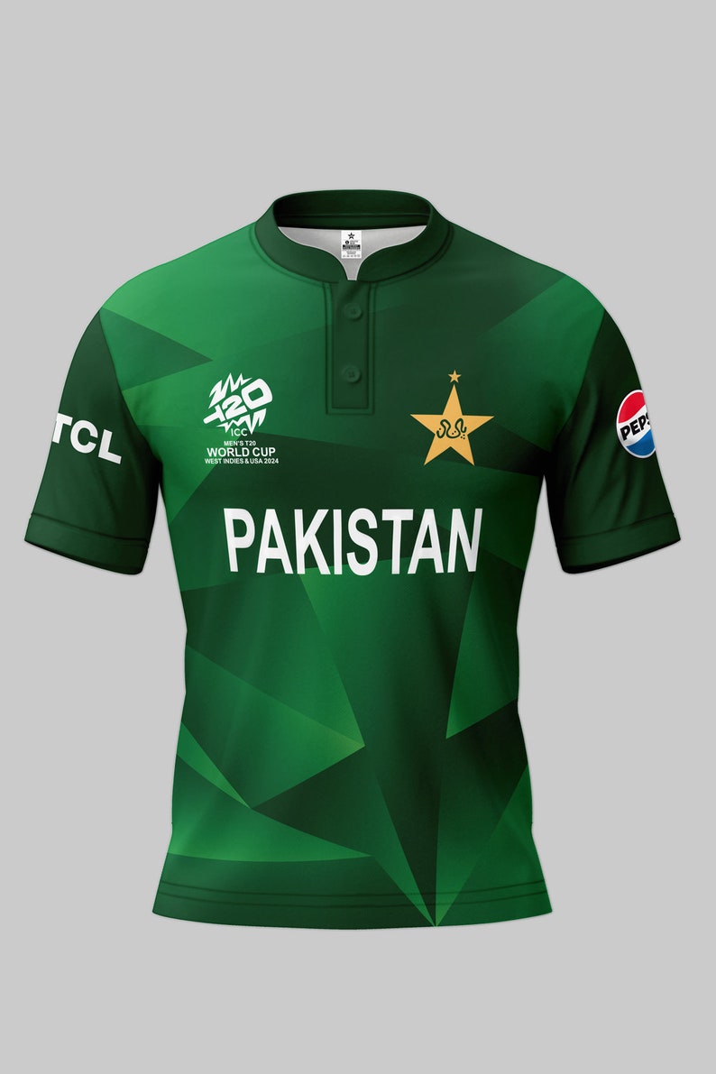 Customized Pakistan Cricket World Cup 2024 Jersey, Pakistan Cricket ...