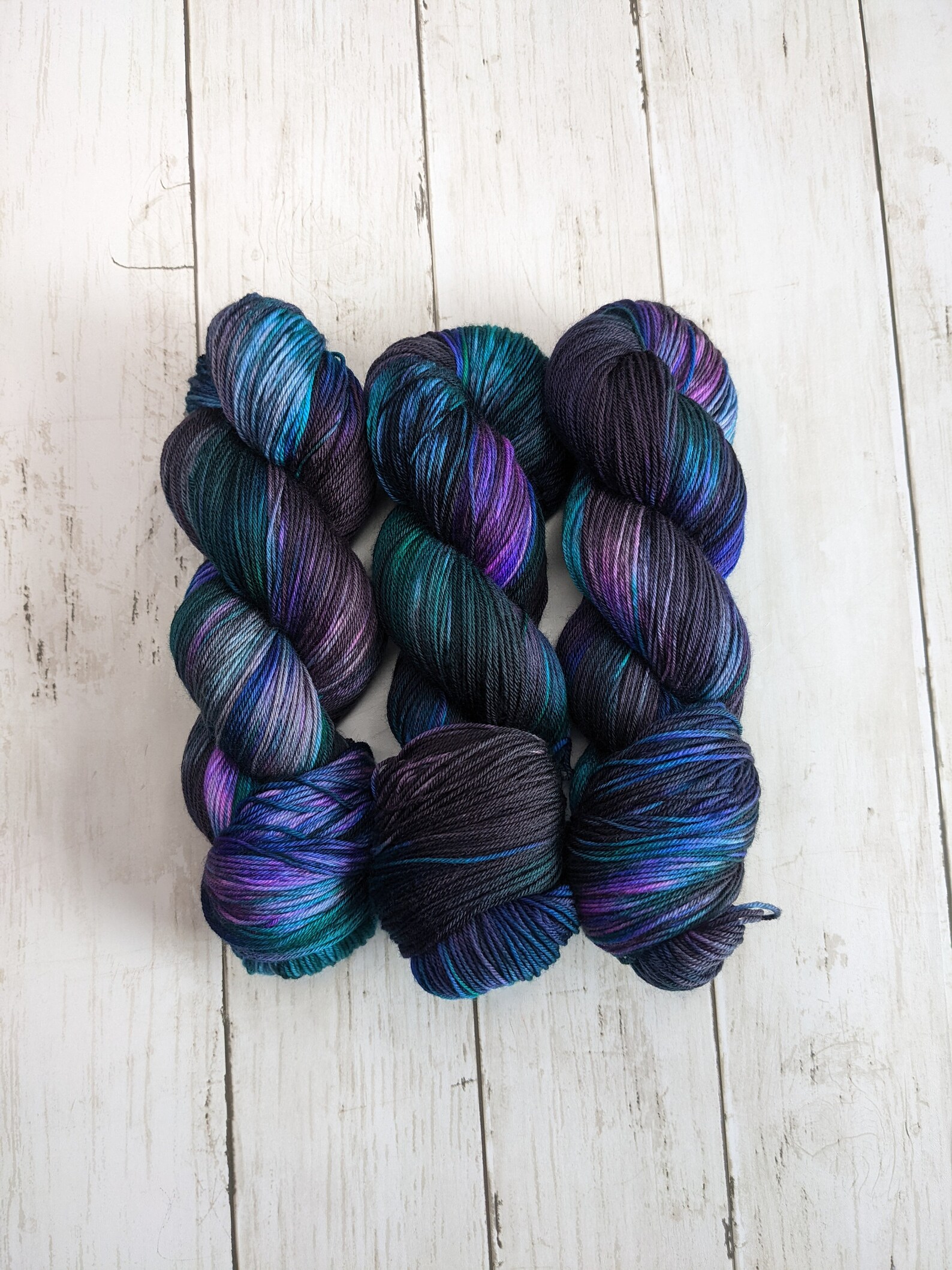 Dark Galaxy MADE TO ORDER Hand Dyed Yarn Indie Dyed Yarn - Etsy