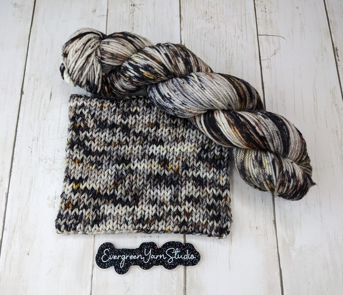 Charred MADE TO ORDER Hand Dyed Yarn Indie Dyed Yarn - Etsy