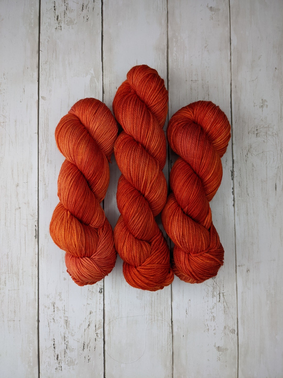 Pumpkin Patch Orange Tonal | READY TO SHIP | Hand Dyed Yarn, Indie Dyed ...