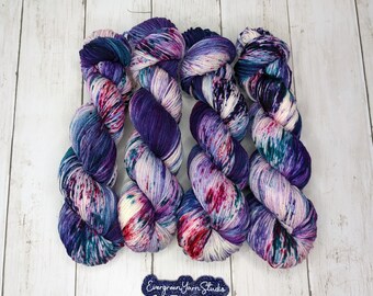 Dark Galaxy MADE TO ORDER Hand Dyed Yarn Indie Dyed Yarn - Etsy