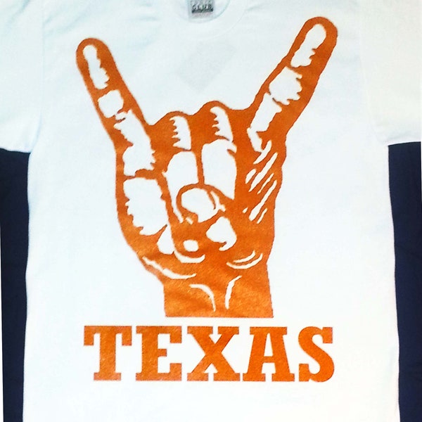 Texas Longhorn Hand Sign Svg - Etsy