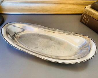 Silver Bread Tray - Etsy