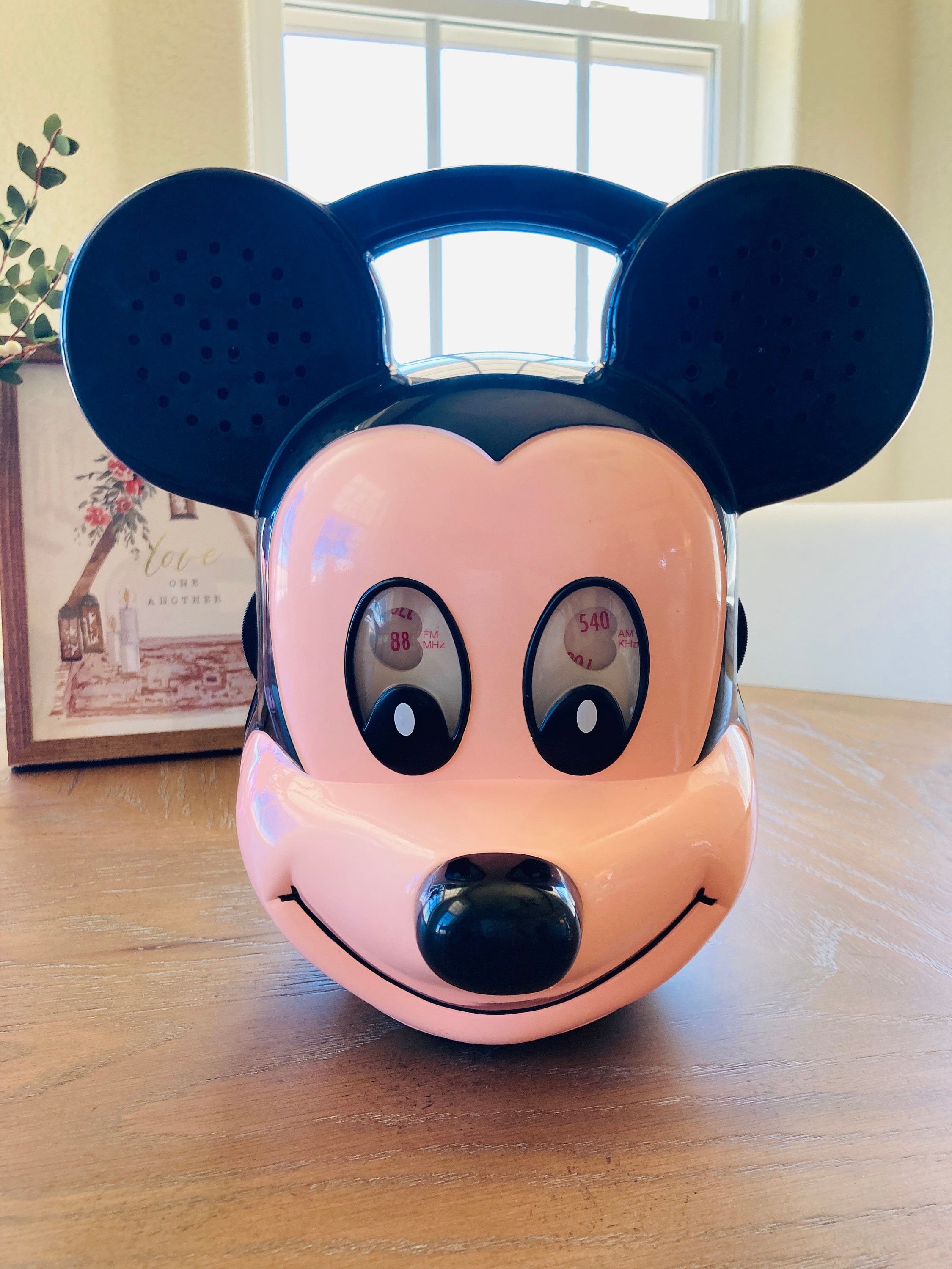 VINTAGE RARE Disney Mickey Mouse Am Fm Radio/ Dapy D021/ Singing ...