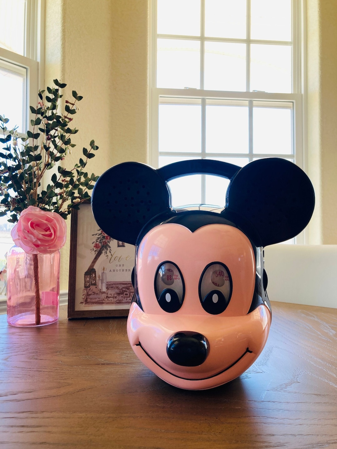 VINTAGE RARE Disney Mickey Mouse Am Fm Radio/ Dapy D021/ Singing ...