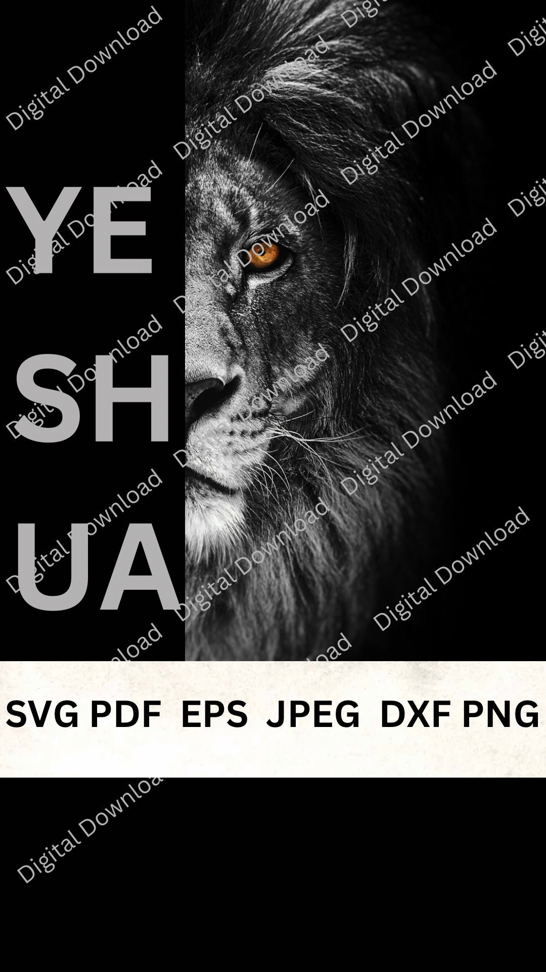 Lion Yeshua PNG Design, Christian PNG Instant Download, Yeshua Shirt ... Lion Yeshua PNG Design, Christian PNG Instant Download, Yeshua Shirt ...