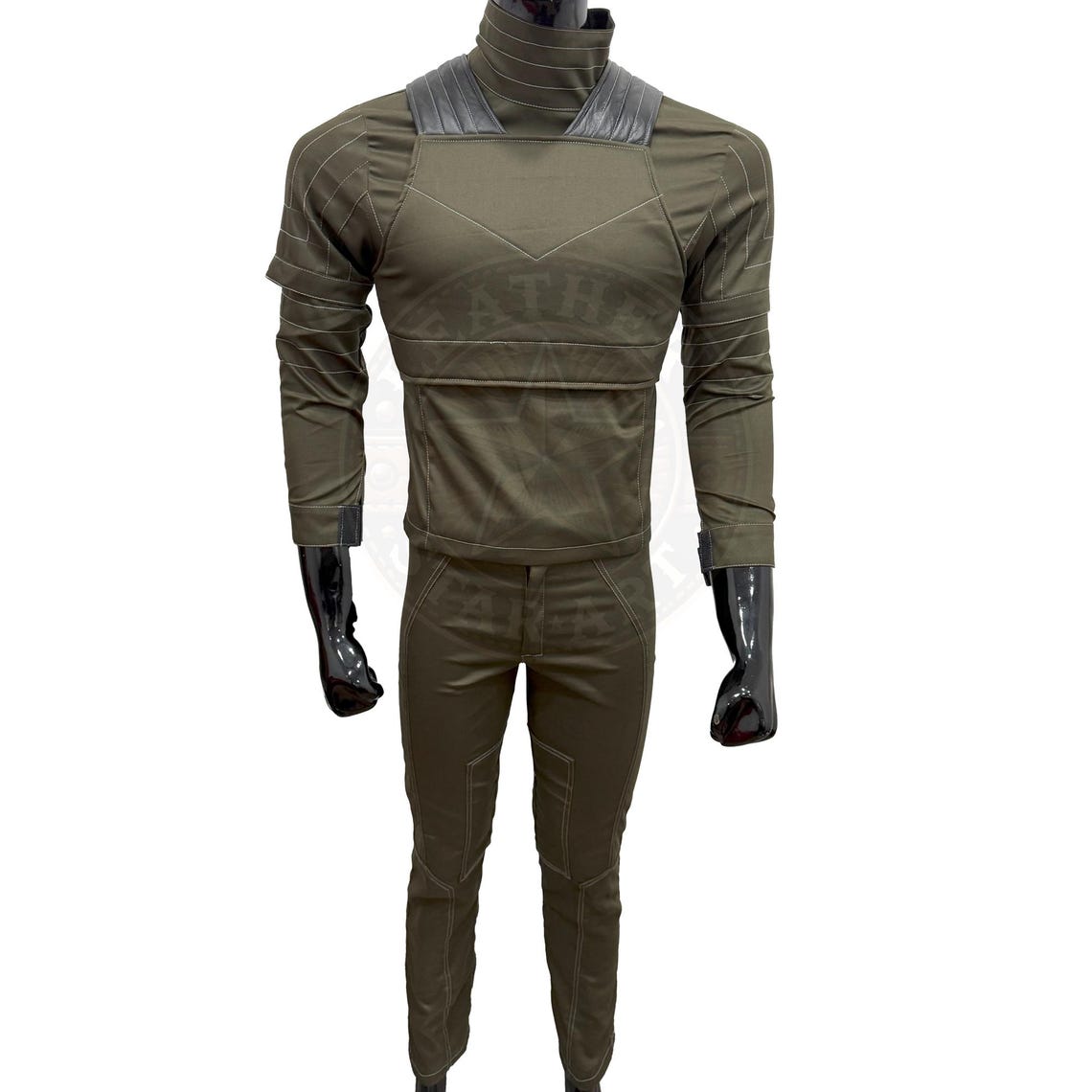 Dark Olive Green Flight Suit and Flak Vest – Bounty Hunter Cosplay ...