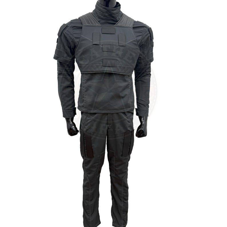 Dark Gray Flight Suit Flak Vest – Bounty Hunter Cosplay Suit Soft Parts ...