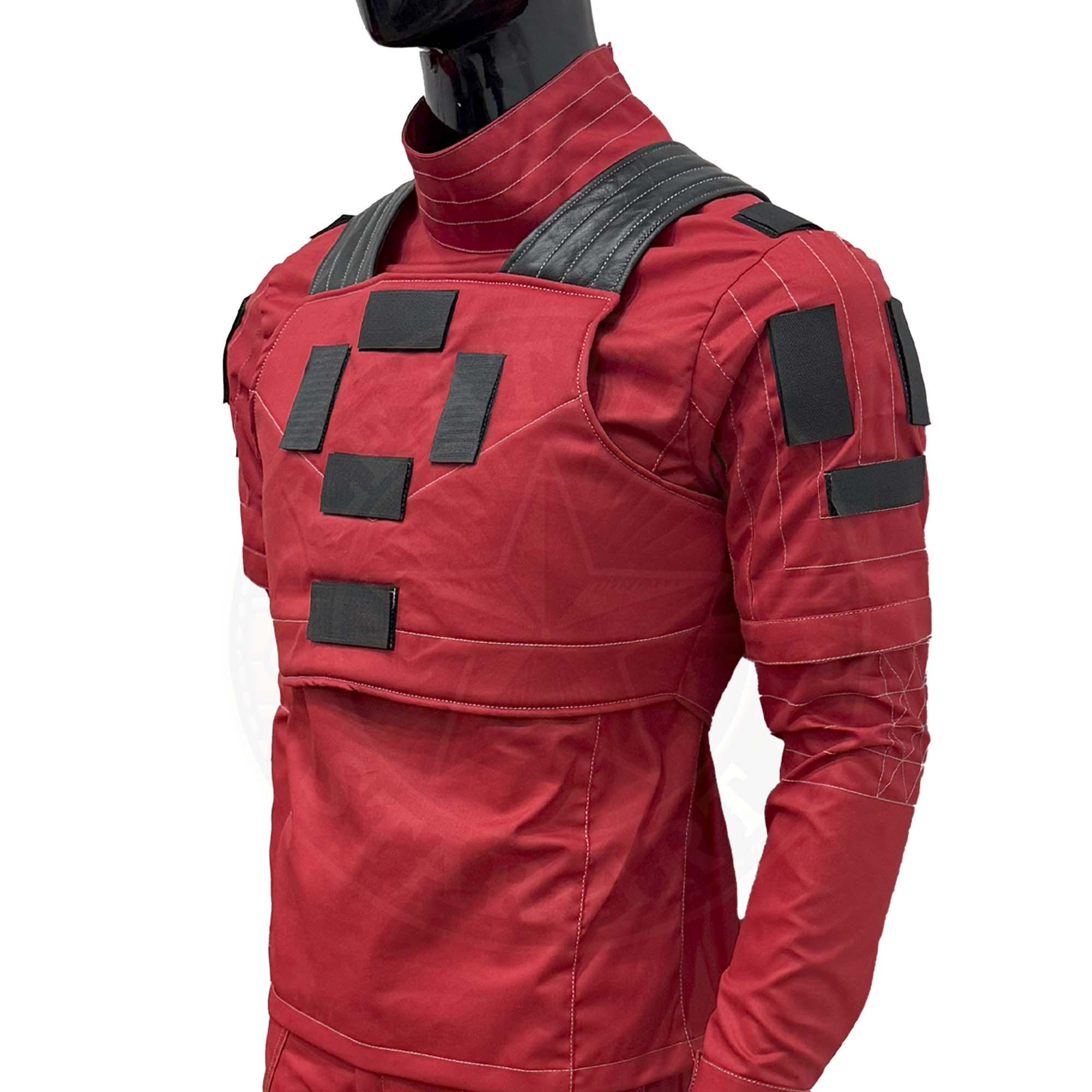 Red Flight Suit Cosplay: Handmade 3-piece Bounty Hunter Outfit - Etsy