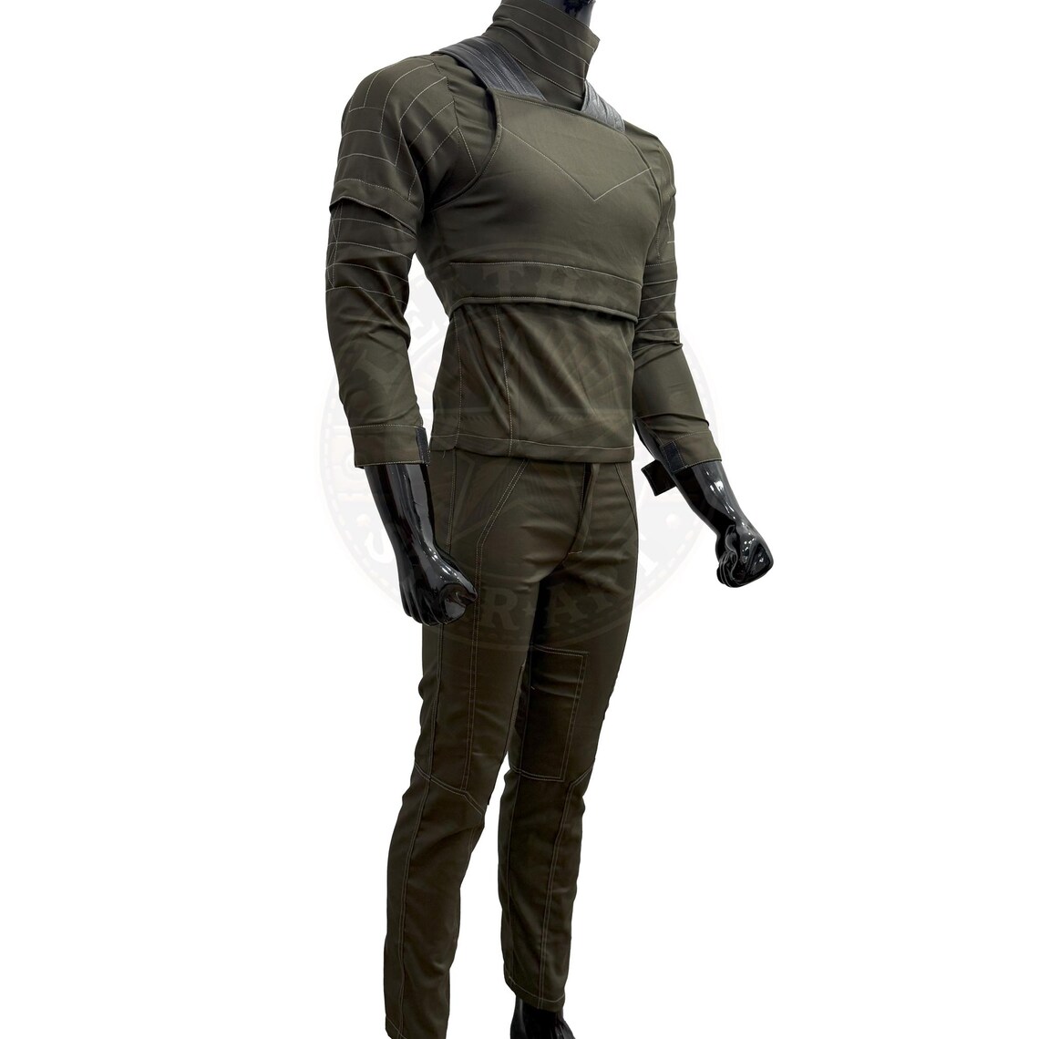 Dark Olive Green Flight Suit and Flak Vest – Bounty Hunter Cosplay ...