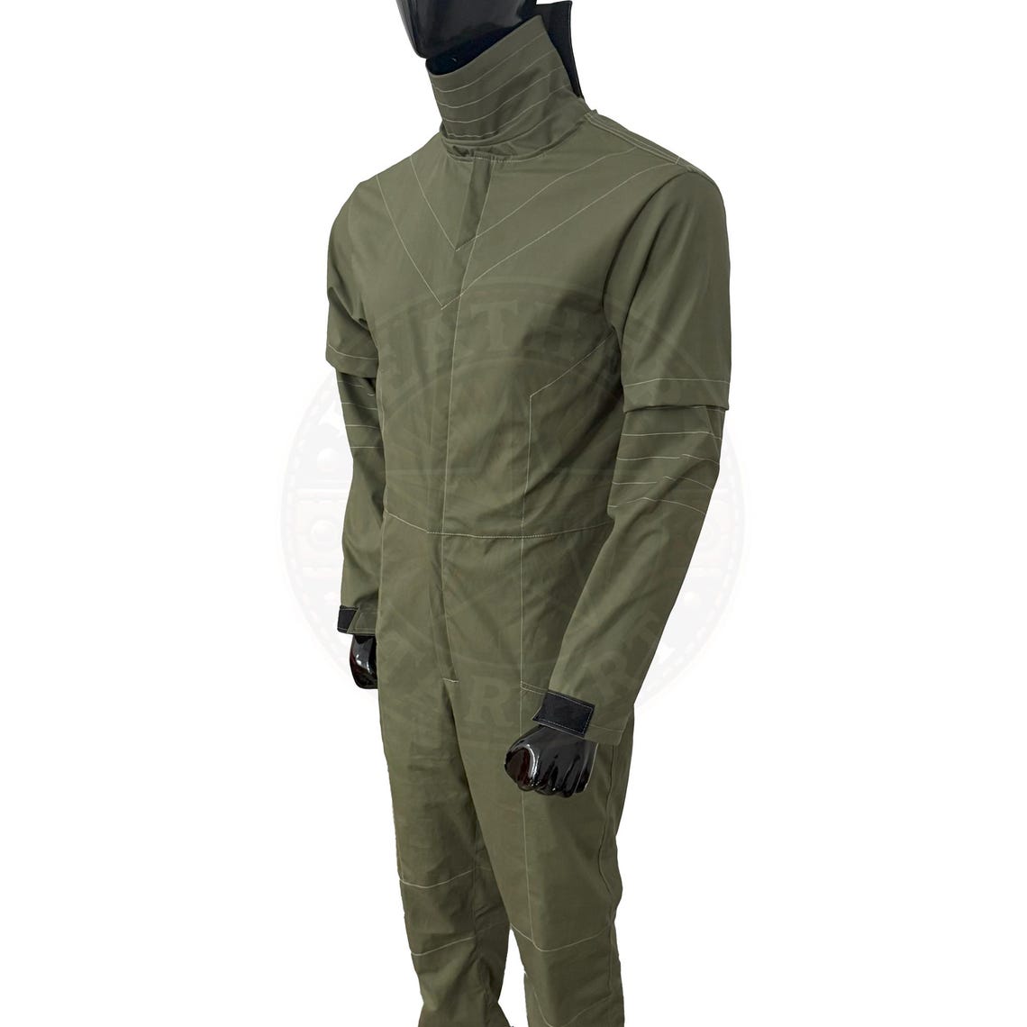 Customizable Olive Green Flight Suit & Neck Seal – Bounty Hunter ...