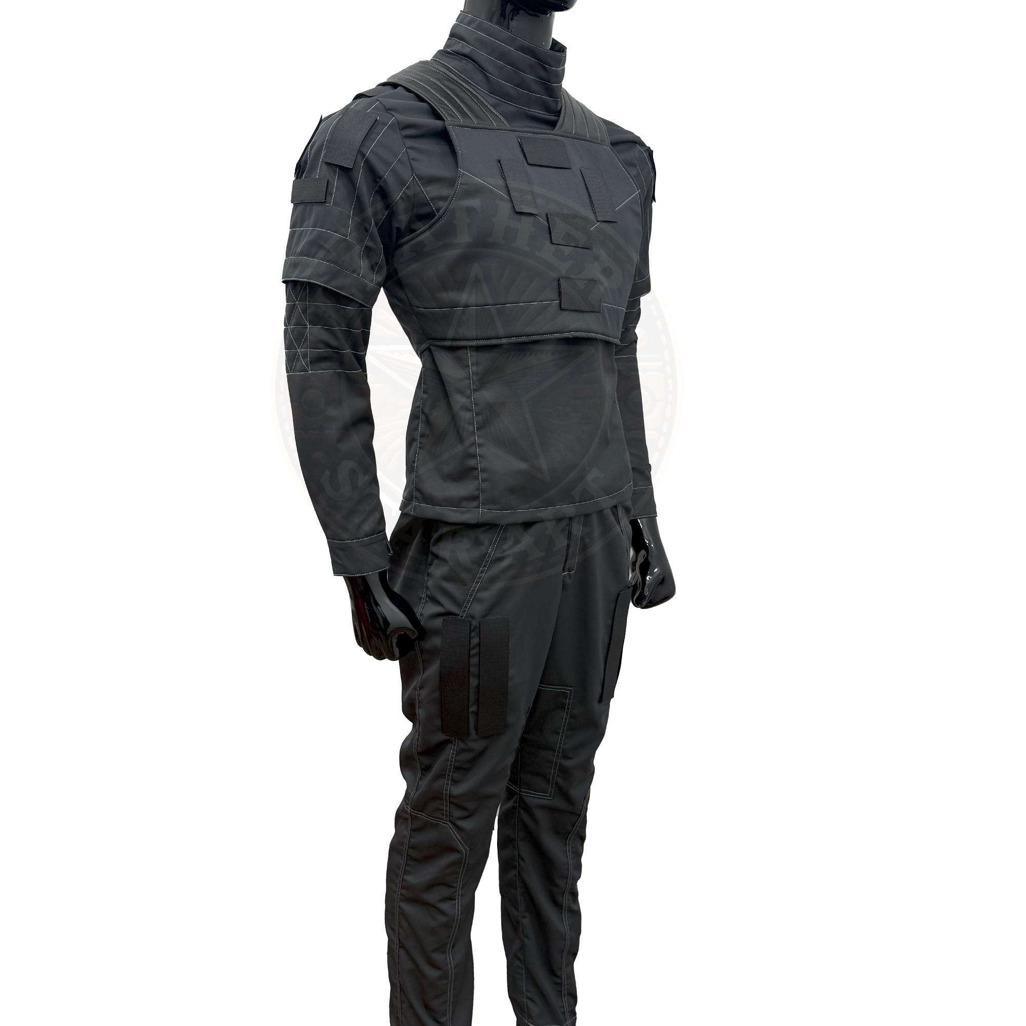 Dark Gray Flight Suit Flak Vest – Bounty Hunter Cosplay Suit Soft Parts ...