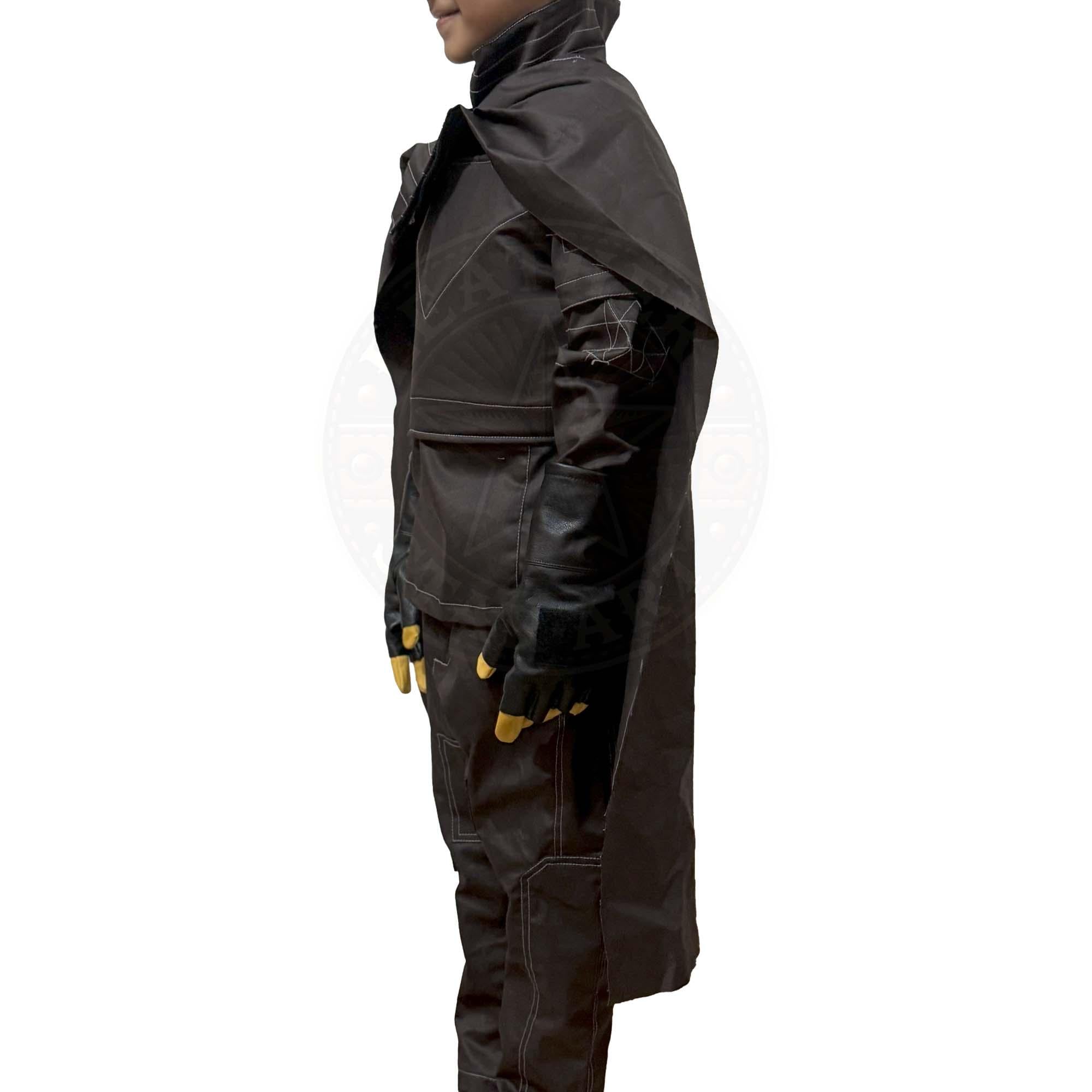 Kids Bounty Hunter Costume: Brown Flight Suit Cosplay Set - Etsy
