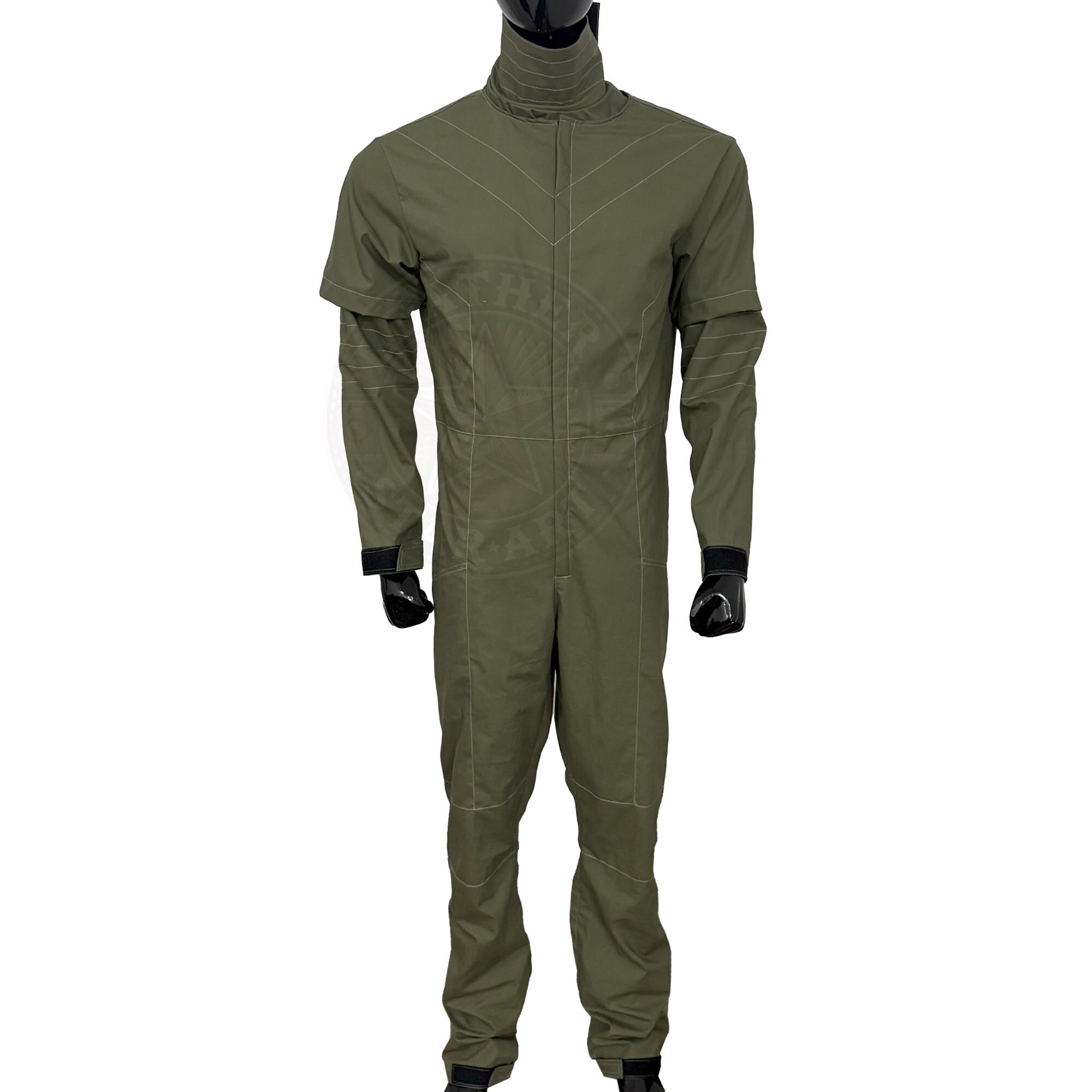 Customizable Olive Green Flight Suit & Neck Seal – Bounty Hunter ...