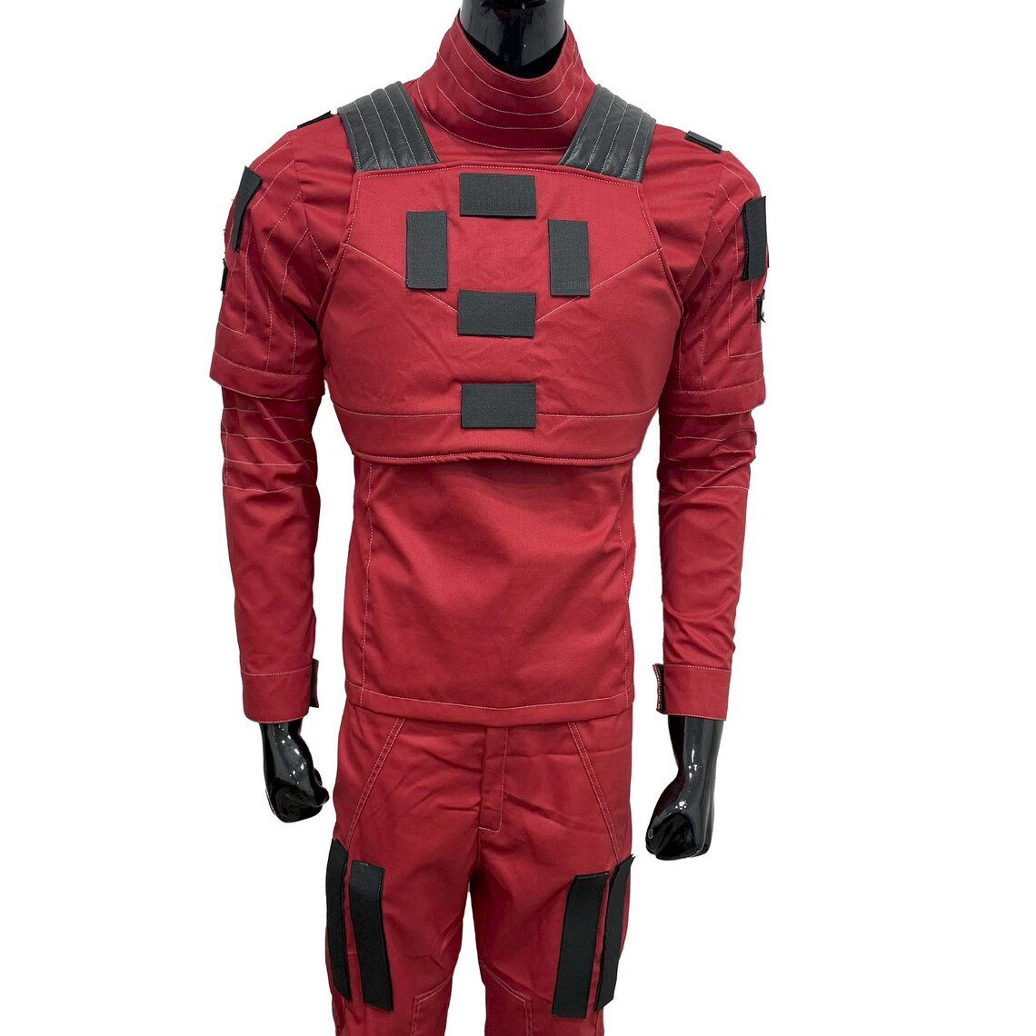 Red Flight Suit Cosplay: Handmade 3-piece Bounty Hunter Outfit - Etsy