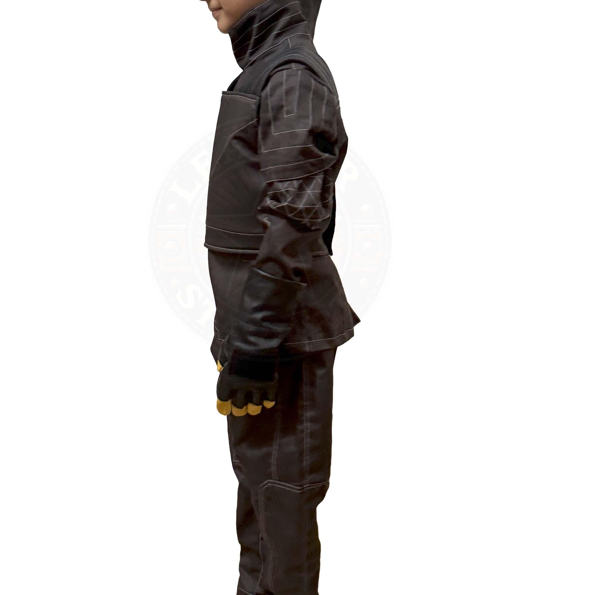Kids Bounty Hunter Costume: Brown Flight Suit Cosplay Set - Etsy