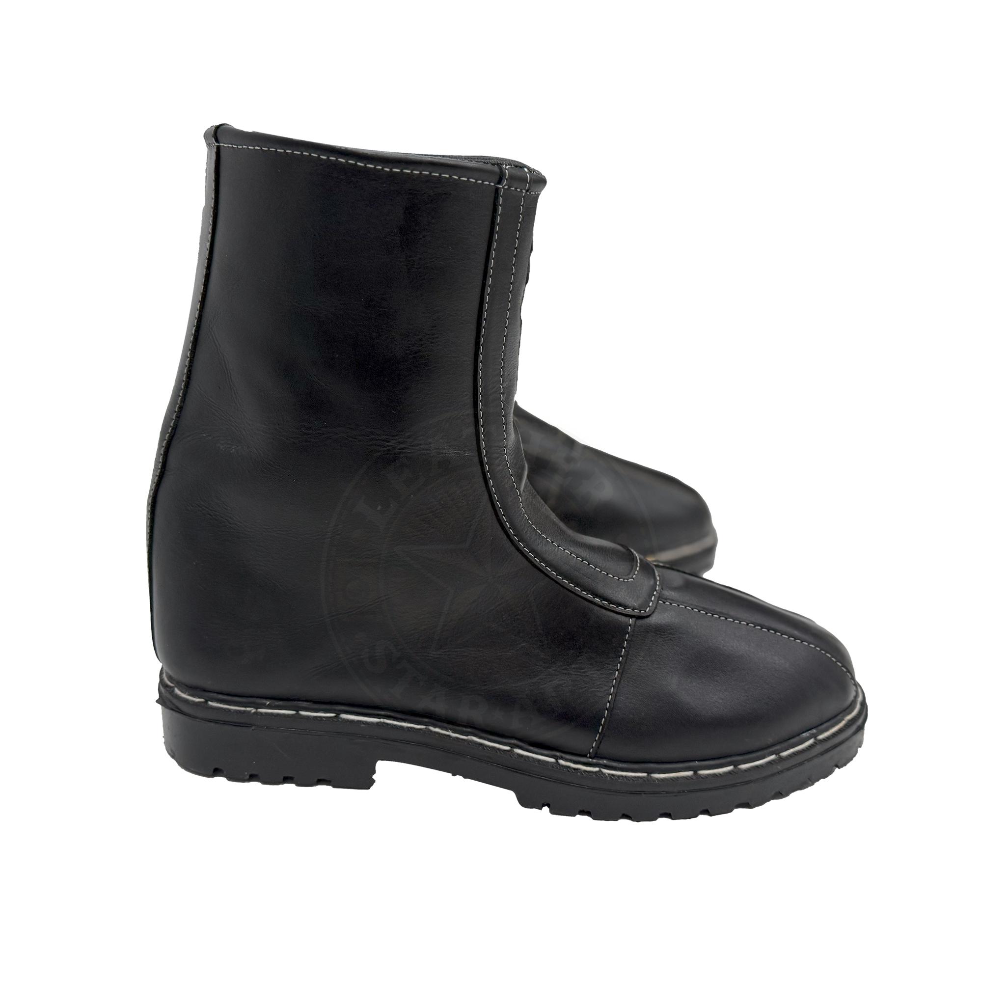 Handmade Black Leather Bounty Hunter Boots: Sci-fi Cosplay Costume - Etsy