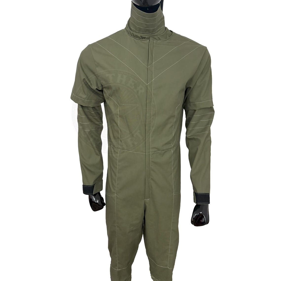 Customizable Olive Green Flight Suit & Neck Seal – Bounty Hunter ...