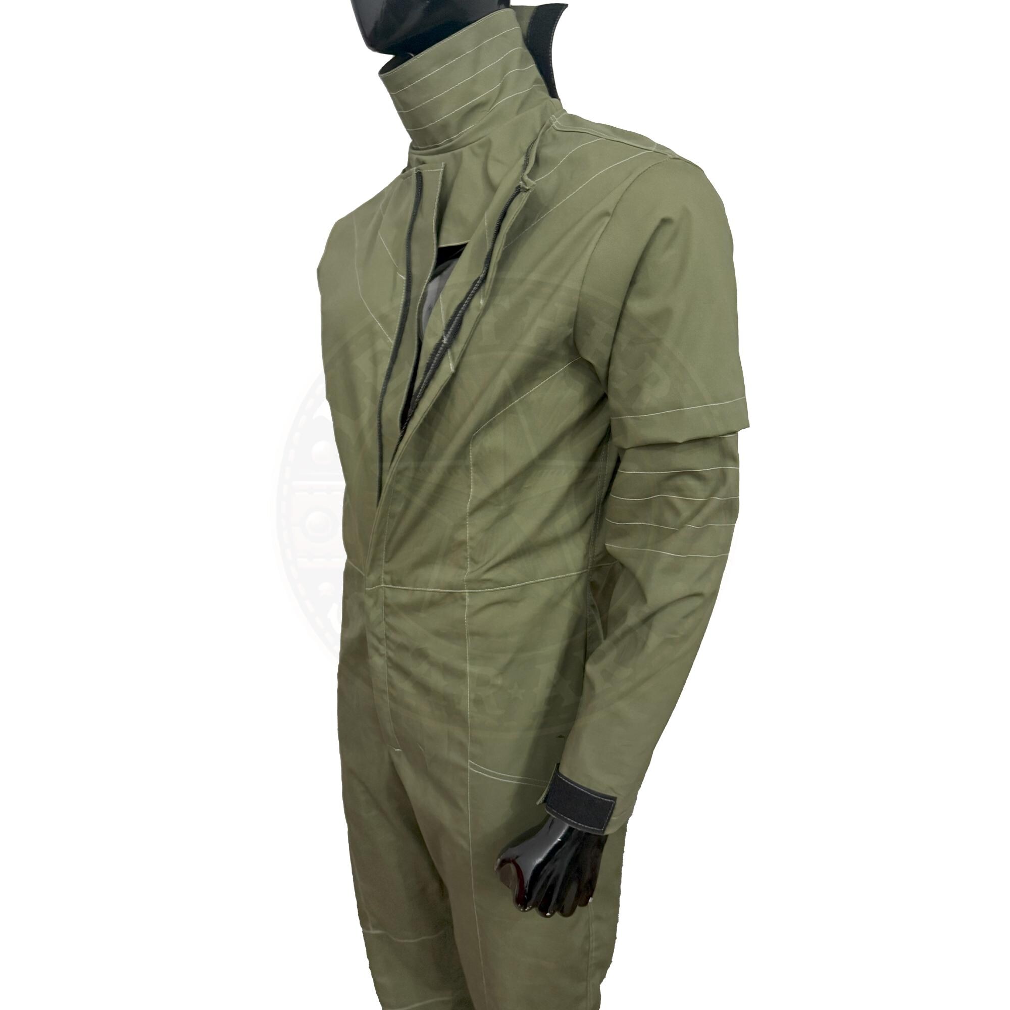 Customizable Olive Green Flight Suit & Neck Seal – Bounty Hunter ...