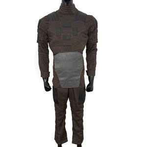 Handcrafted Brown Flight Suit Cosplay: Custom Fit Flak Vest ...