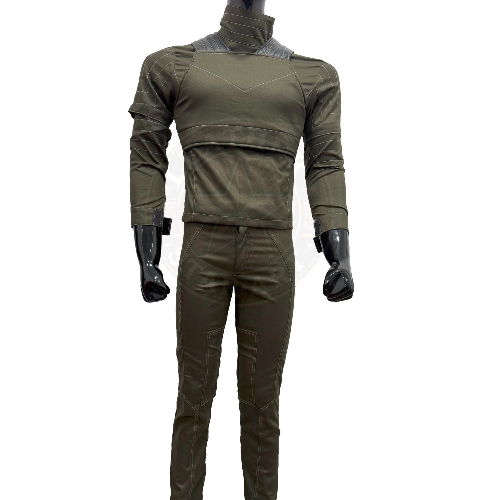 Dark Olive Green Flight Suit and Flak Vest – Bounty Hunter Cosplay ...