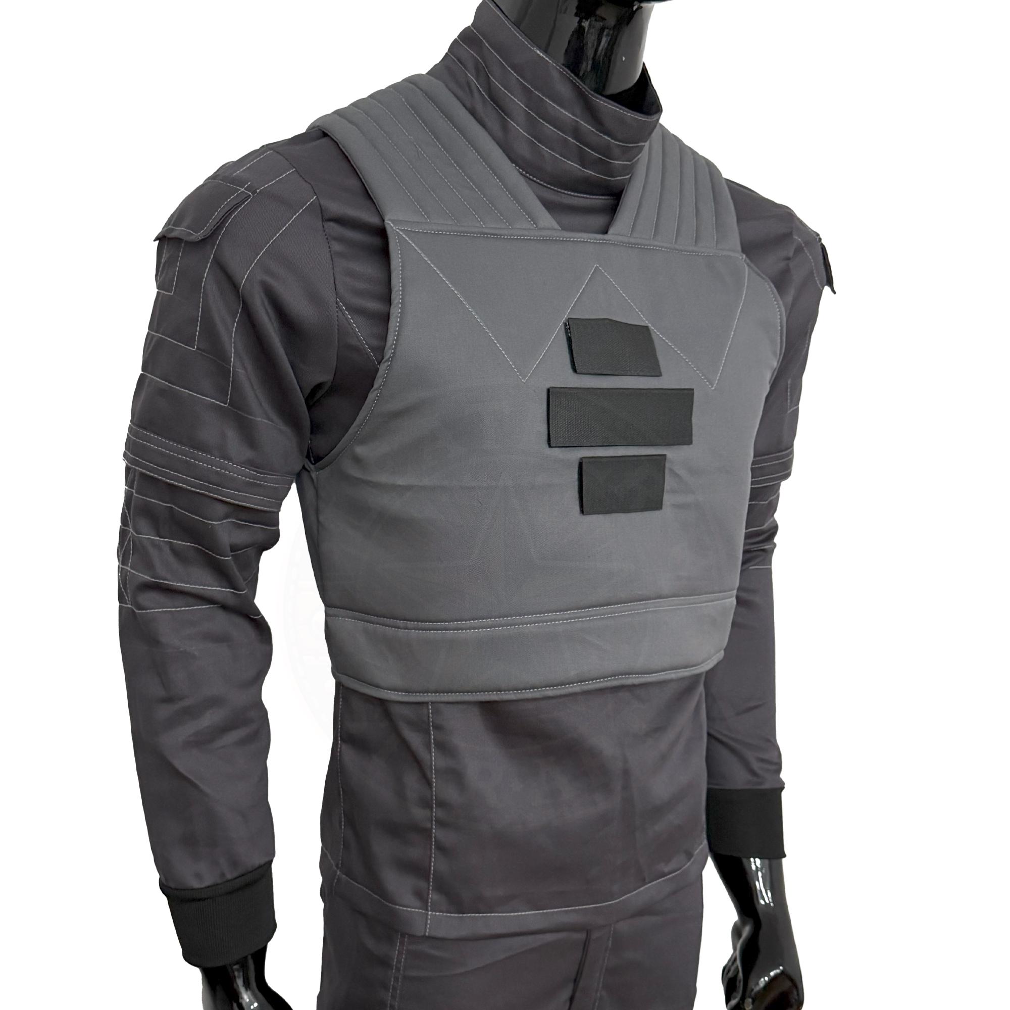 Gray Flight Suit Cosplay Set: Custom Tailored Flak Vest & Cummerbund - Etsy
