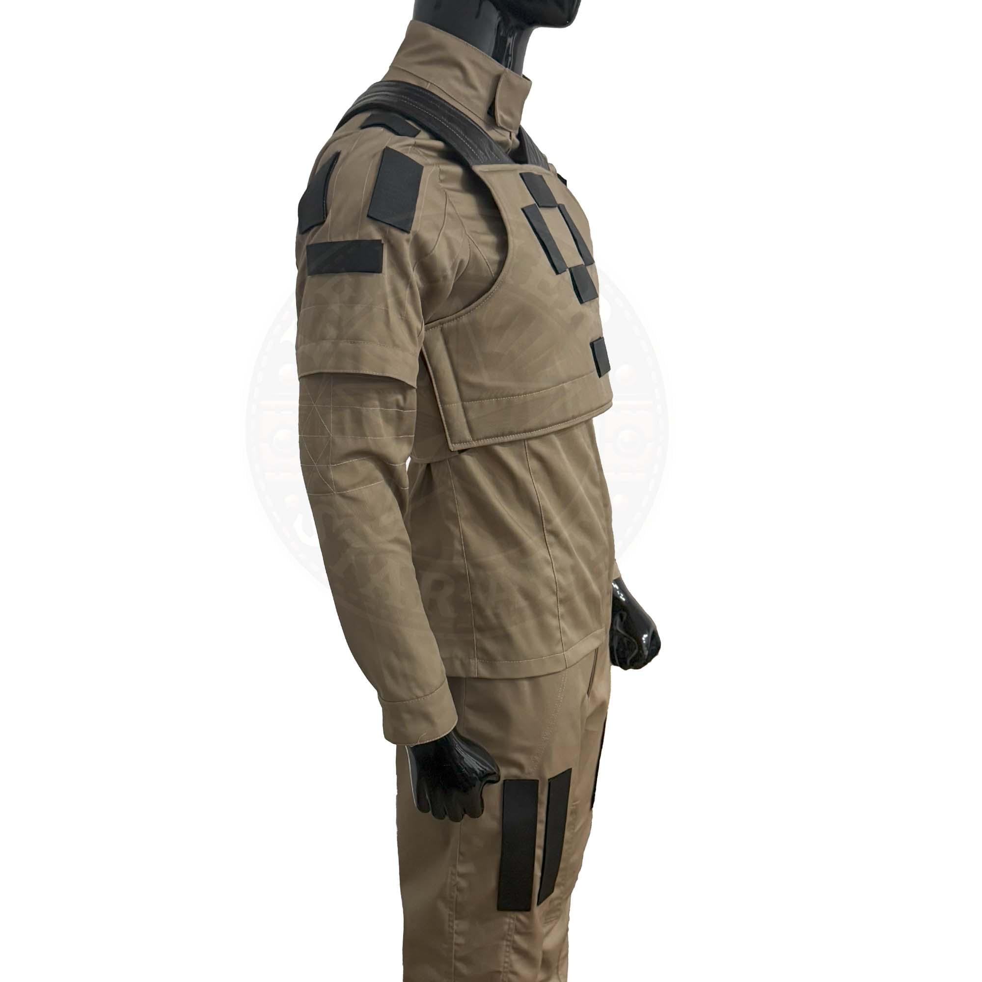 Tan Flight Suit – Custom 3-piece Soft Parts Set | Undersuit Shirt ...