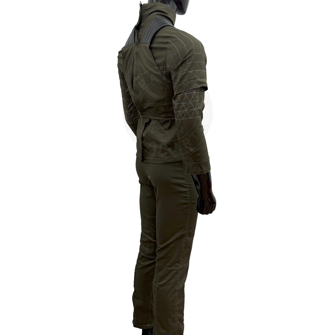 Dark Olive Green Flight Suit and Flak Vest – Bounty Hunter Cosplay ...