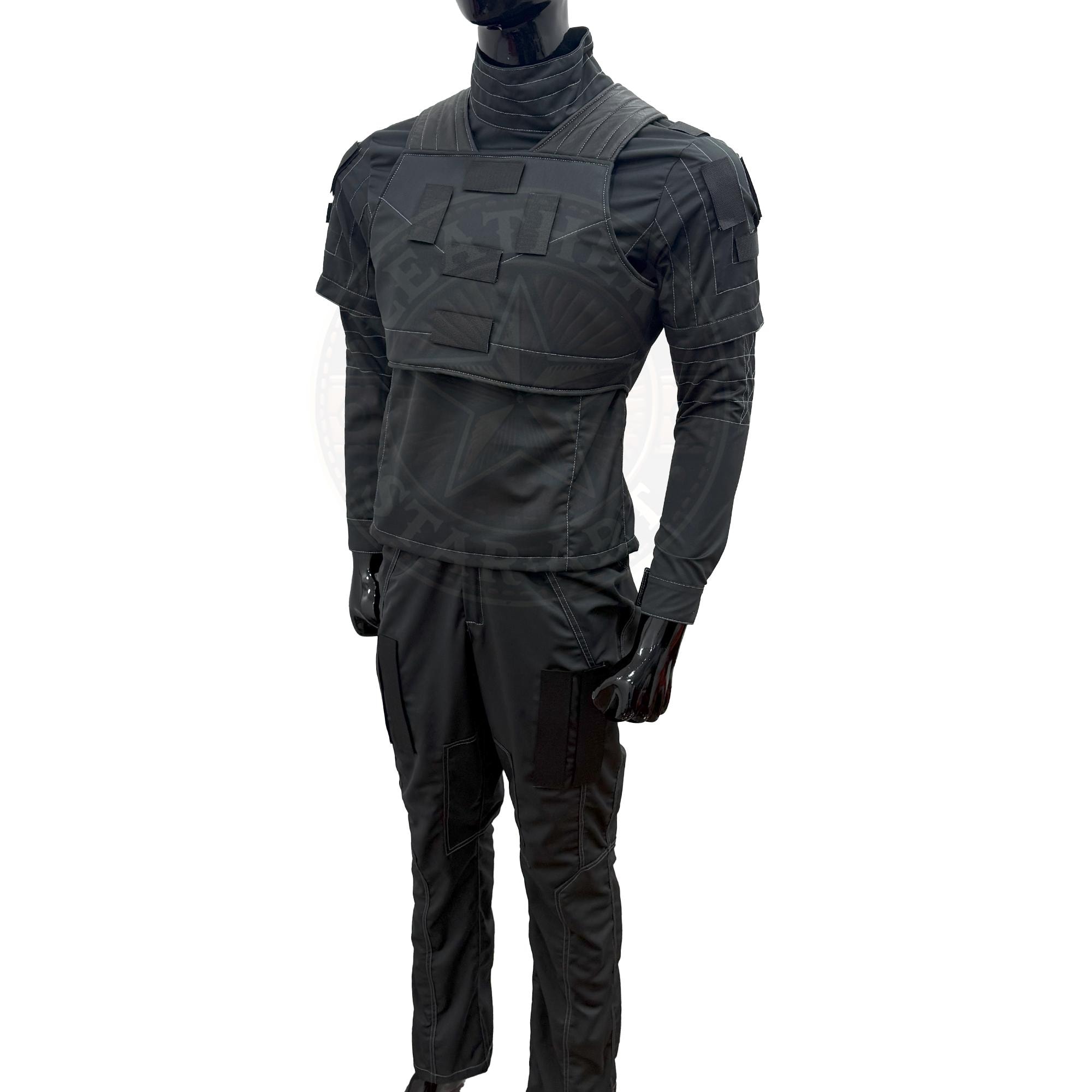 Dark Gray Flight Suit Flak Vest – Bounty Hunter Cosplay Suit Soft Parts ...