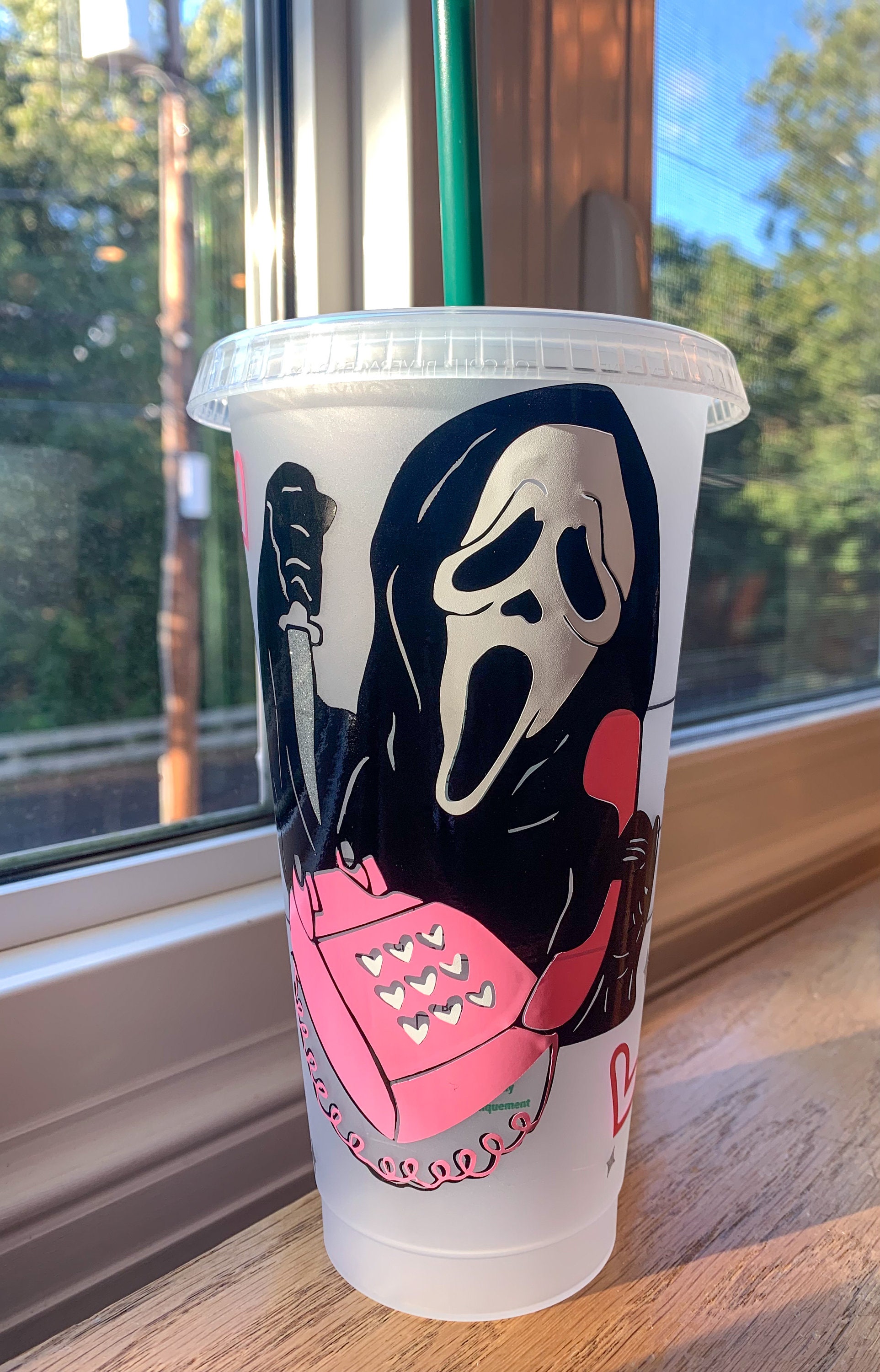 Home & Living Scream Ghostface Tumbler|Ghostface Starbucks Reusable Cup ...