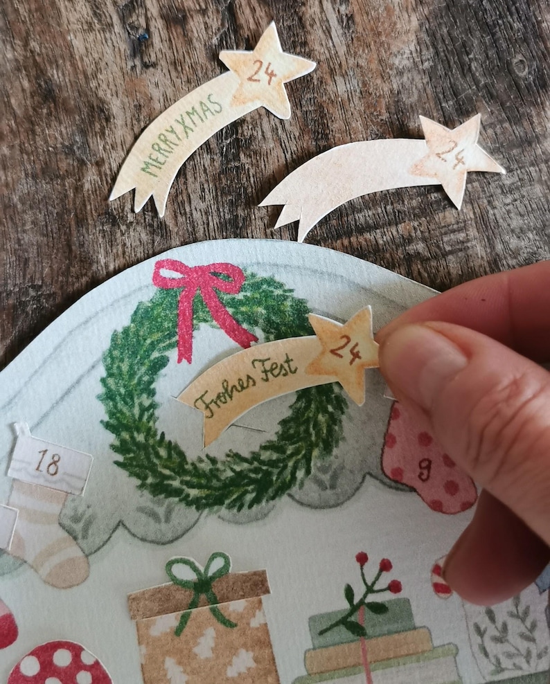 Advent Calendar 2026 "magic Cabinet" - Colorful Printable Template With ...