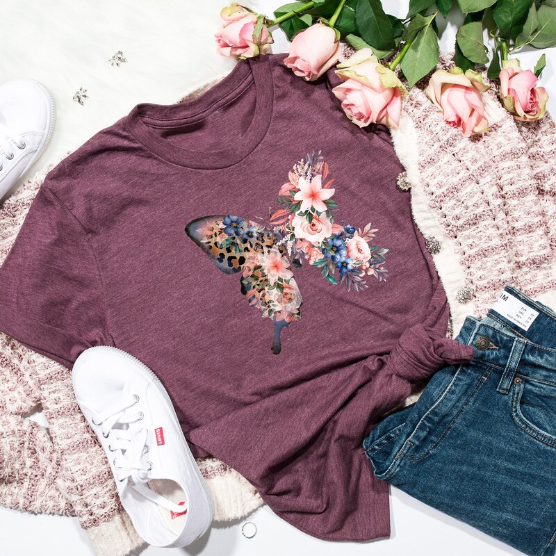 Butterfly Tshirt - Etsy