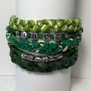 University of North Carolina in Charlotte Fabric Friendship Bracelet ...