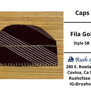 Caps | Fila Gobi | Yoruba Caps Style B - Etsy