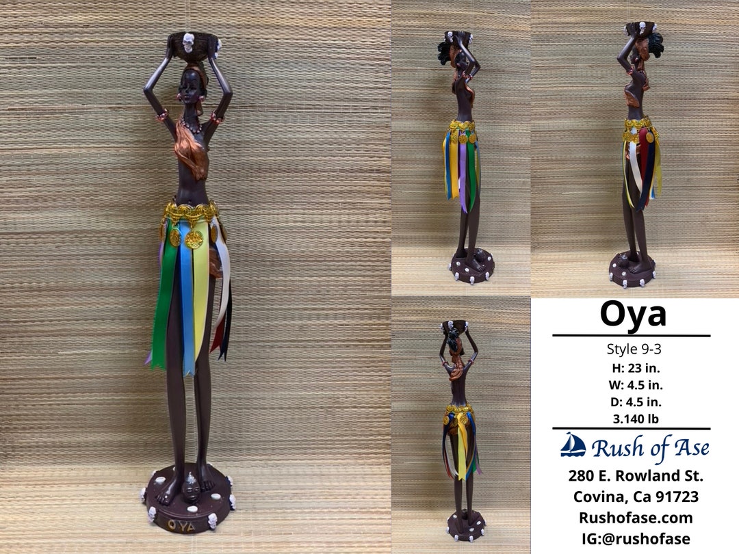 Orisa Statue | Oya Resin Statue - 23" | Style 3 [FREE SHIPPING USA] - Etsy