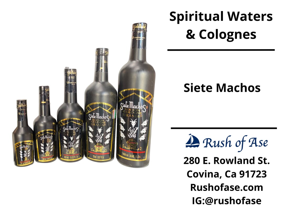 Spiritual Waters & Colognes 7 Machos Perfume Siete Machos Urania - Etsy