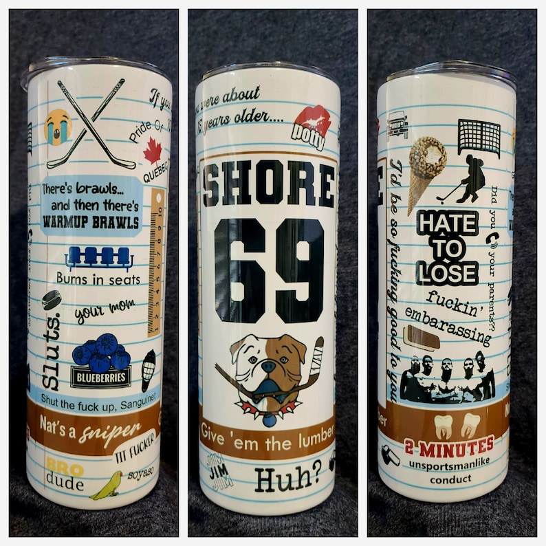 Shoresy Quotes Galore Tumbler 20oz Stainless Steel for People - Etsy