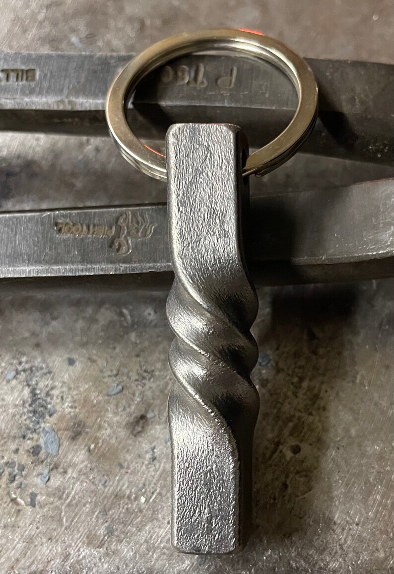 Keychain Full Trist Hand Forged Blacksmithing Blacksmith FREE SHIPPING ...