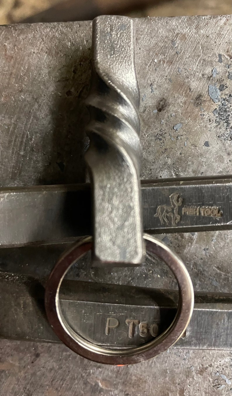 Keychain Full Trist Hand Forged Blacksmithing Blacksmith FREE SHIPPING ...